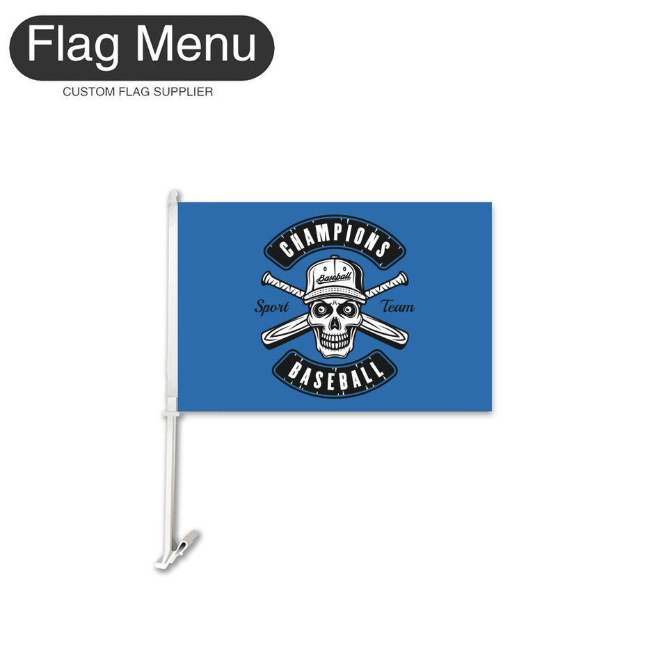 Custom Baseball Club Car Flag – Flag Menu