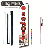 15ft-Feather Flag Kit – Flag Menu